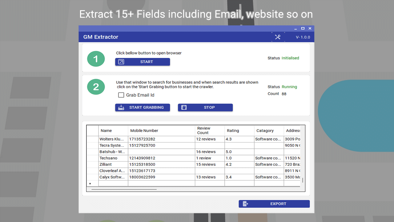 Google Map Extractor Software – Digital 4 India